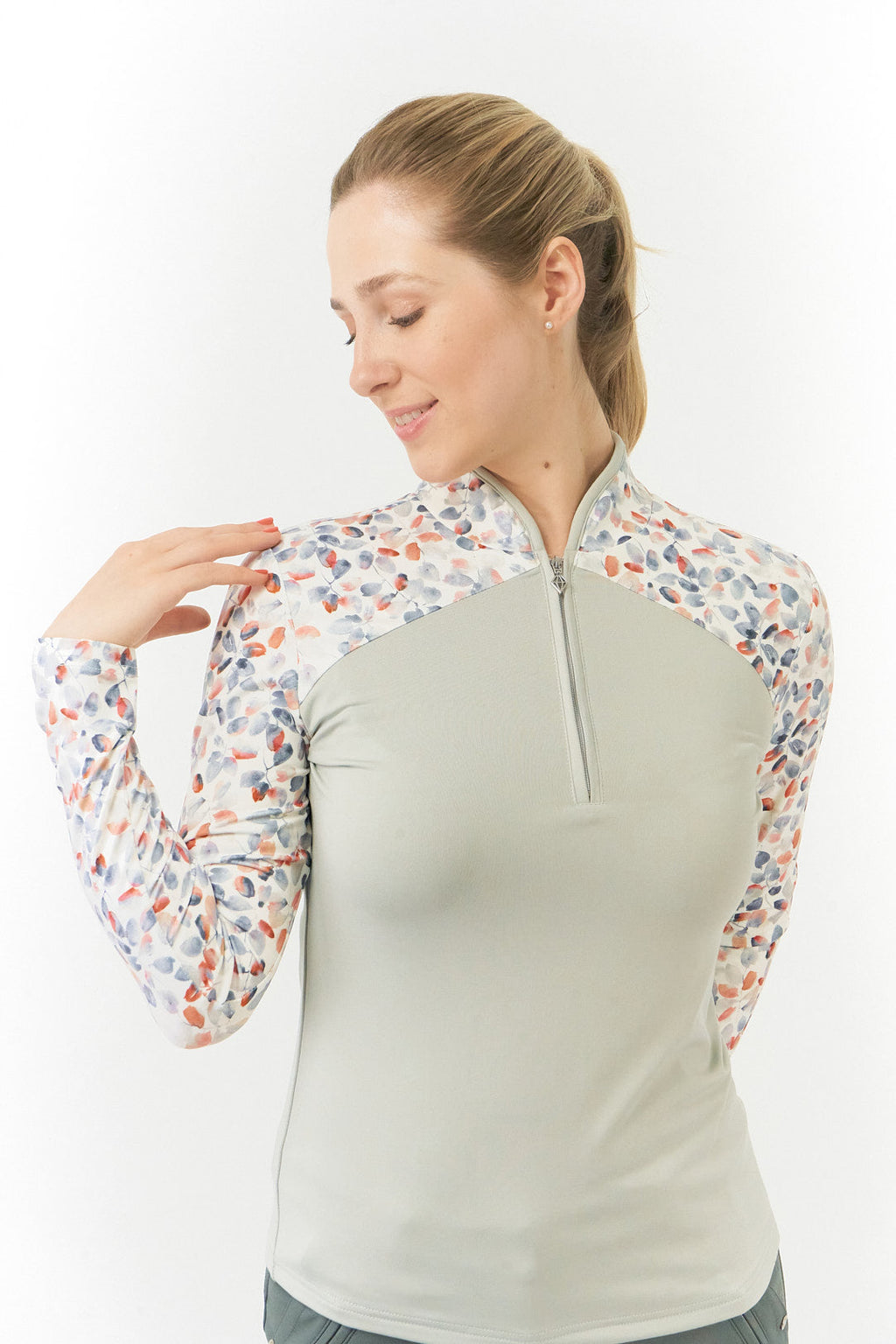 Pure Golf Maple Long Sleeve Golf Top - Autumn Embers – Golf 2 Golf LTD